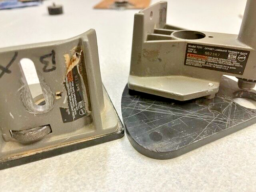 FOR PARTS 1PORTER CAB MODEL 7309 ROUTER BASE AND 1 MODEL 7311 OFFSET ...