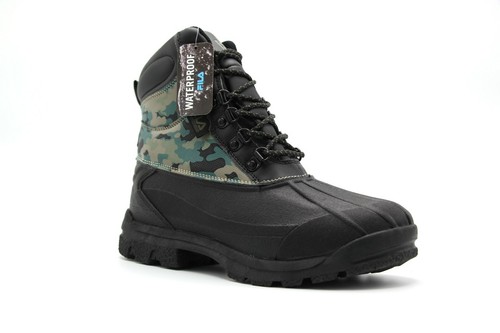 NEW FILA Men's WATERPROOF Weathertech Extreme CAMOUFLAGE BLACK CAMO ...