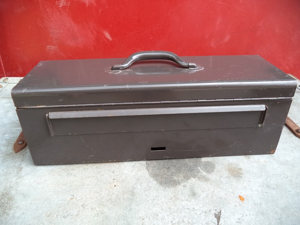 Tractor Tool Box Massey Ferguson Tractor Toolbox Original MF Charcoal ...