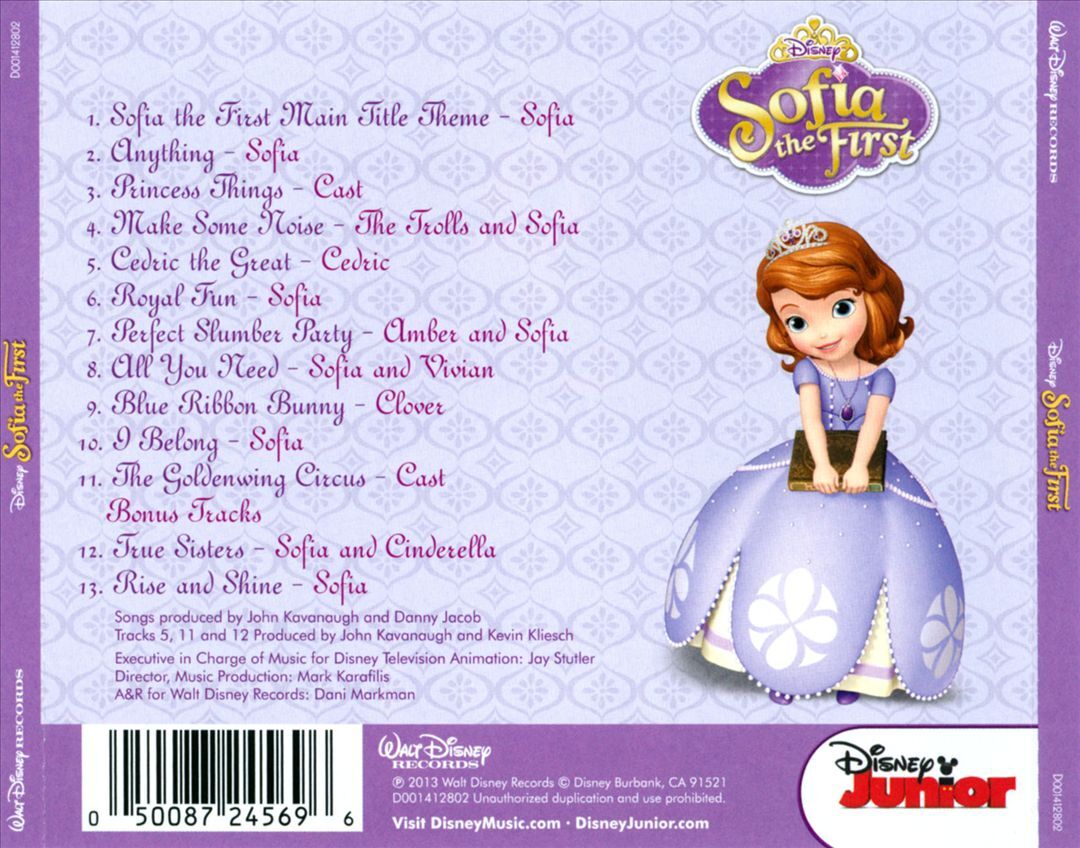 ORIGINAL SOUNDTRACK - SOFIA THE FIRST NEW CD 50087245696| eBay
