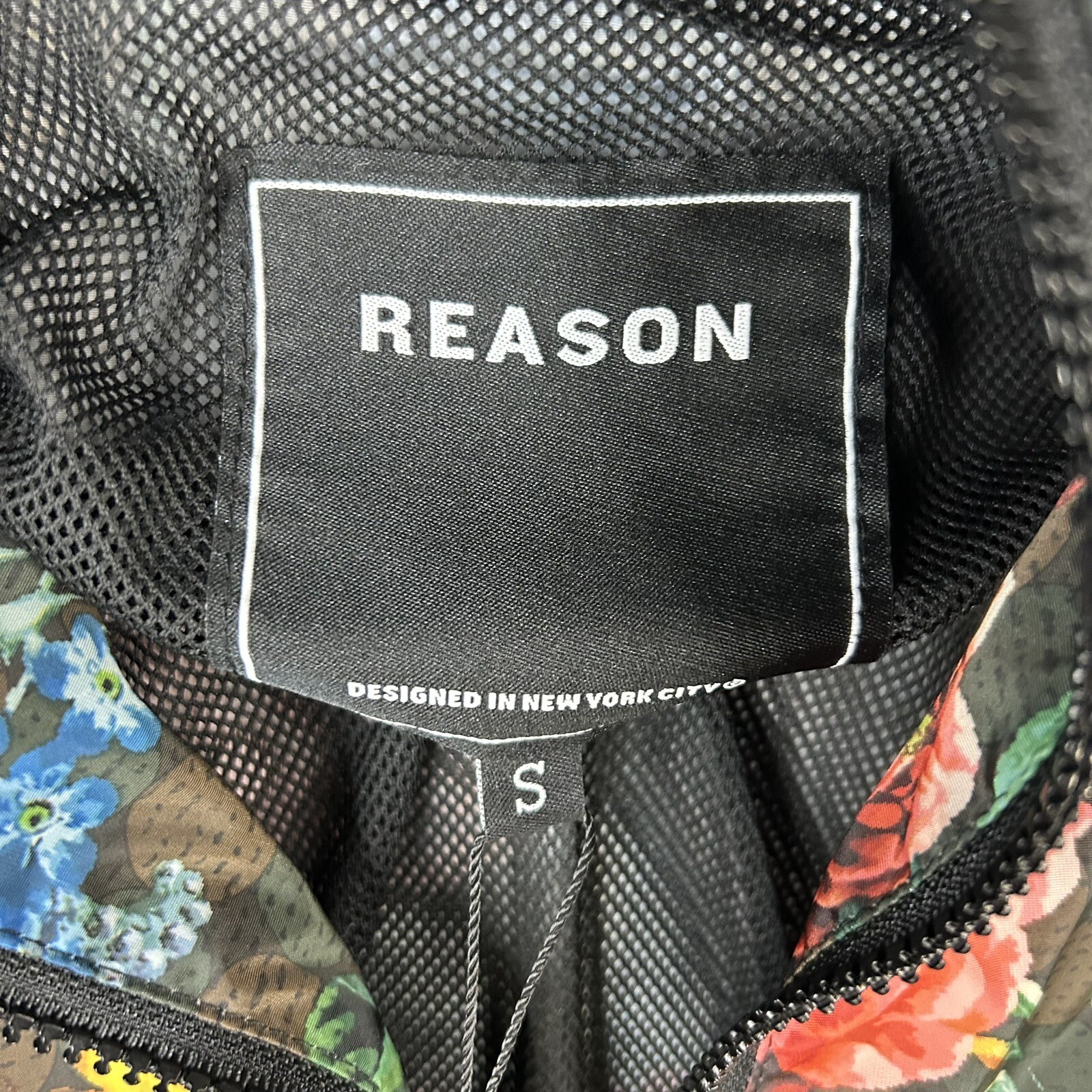 Reason Brand Pullover Hoodie Windbreaker Jacket Floral AOP New Size ...