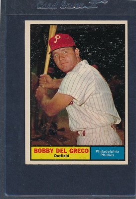 1961 Topps #154 Bobby Del Greco Phillies EX 61T154-22216-1 | eBay