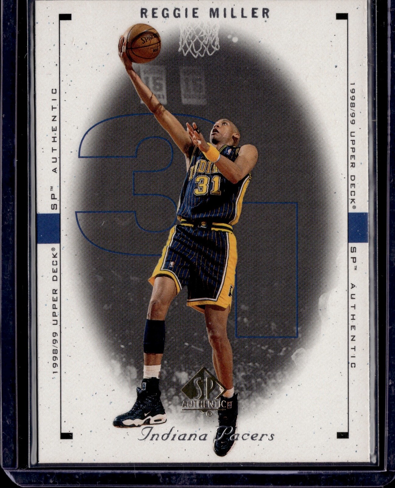 1999. Upper Deck SP Authentic #39 Reggie Miller PACERS NBA CARD | eBay