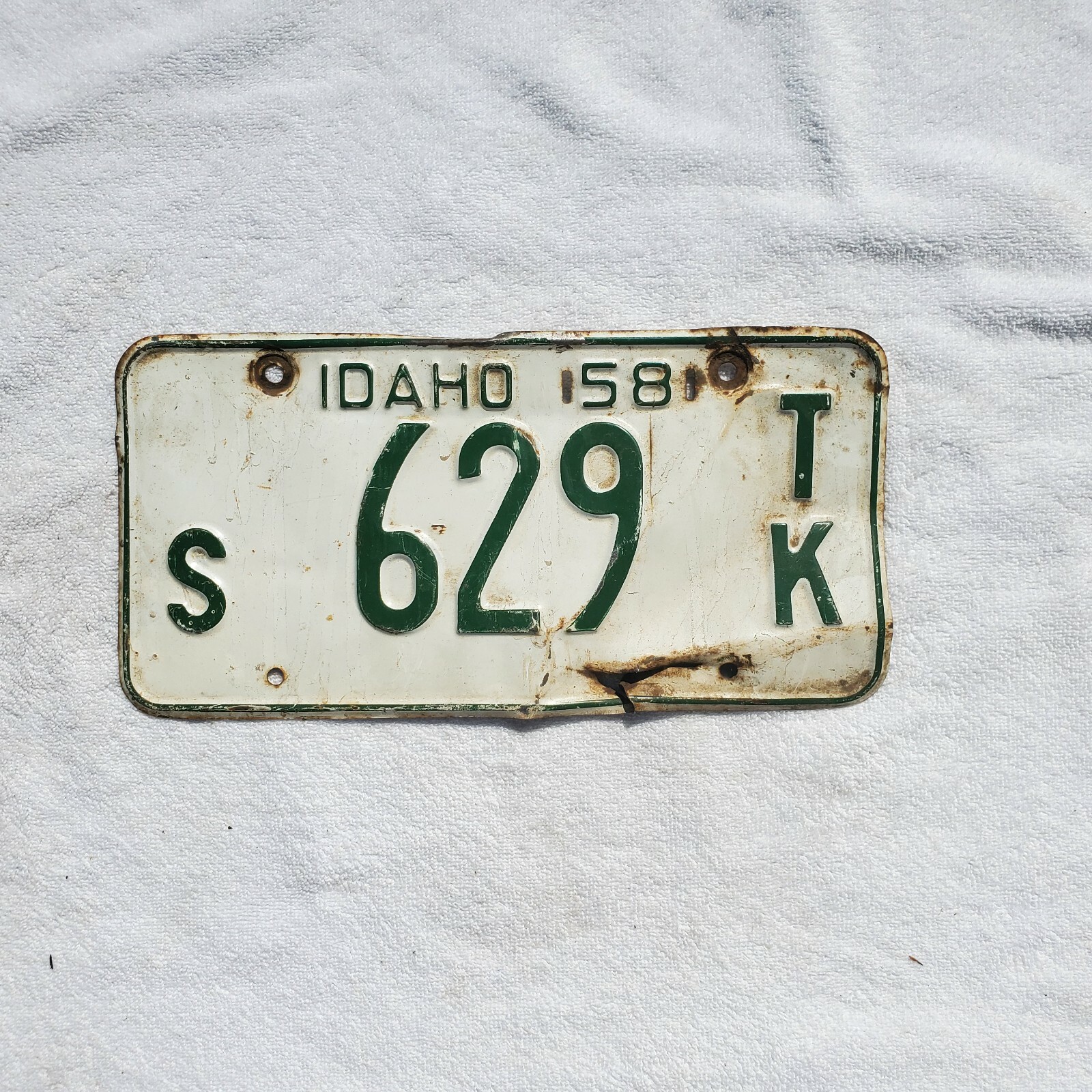 1958 Idaho Truck License plate Shoshone Wallace | eBay