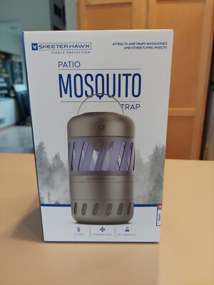 Skeeter Hawk Patio LED UV Mosquito & Flying Insect Trap - Quiet, Easy ...
