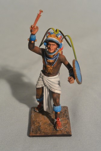 Mixtec Warrior With Atlatl Amber Miniatures (#IX-04) | eBay