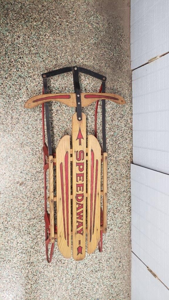 Vintage Speedway Sled