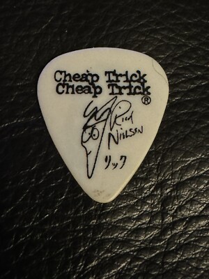 Cheap Trick guitar pick Rick Nielsen face and drawing | eBay