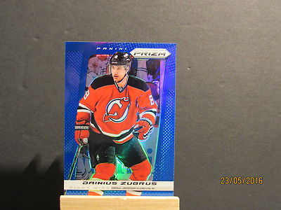 2013-14 Panini Prisme Prizms Bleu #51 Dainius Zubrus | eBay