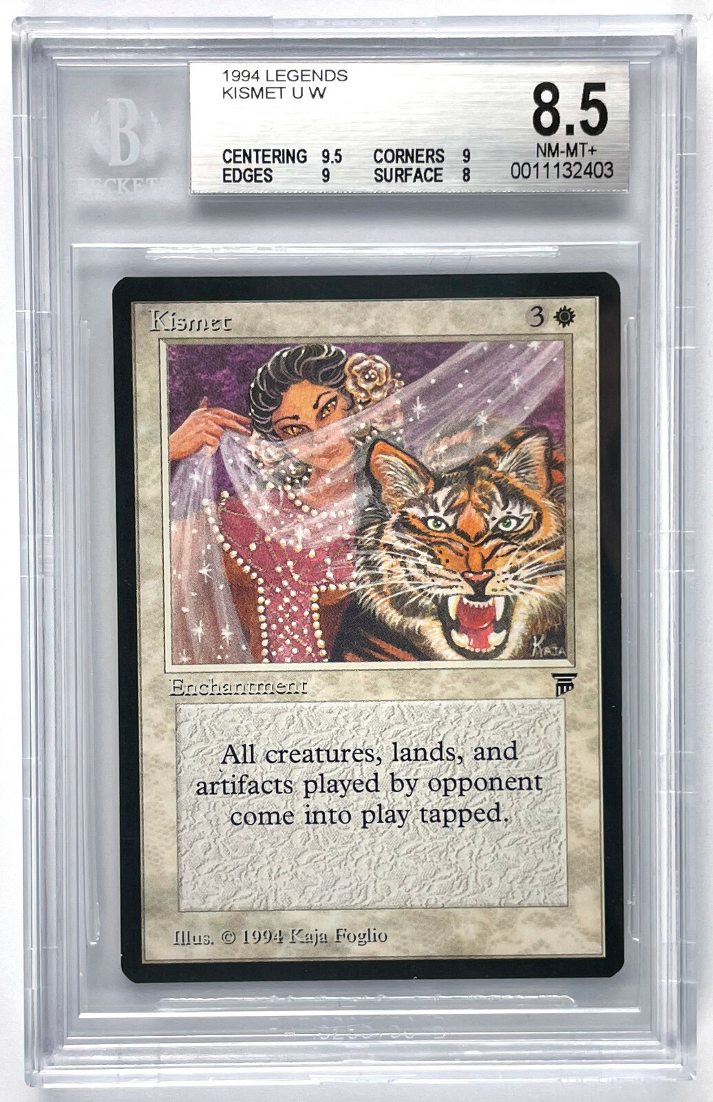 MTG Legends Kismet BGS 8.5 - (9.5, 9, 9, 8) MINT | eBay