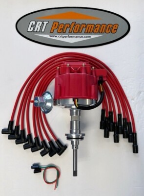 HEMI EARLY 392 1957-1958 CHRYSLER MOPAR HEI DISTRIBUTOR RED + 8MM USA ...