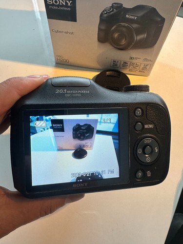 Sony Cyber-shot DSC-H200 20.1 MP Digital Camera 26x Optical Zoom TESTED ...