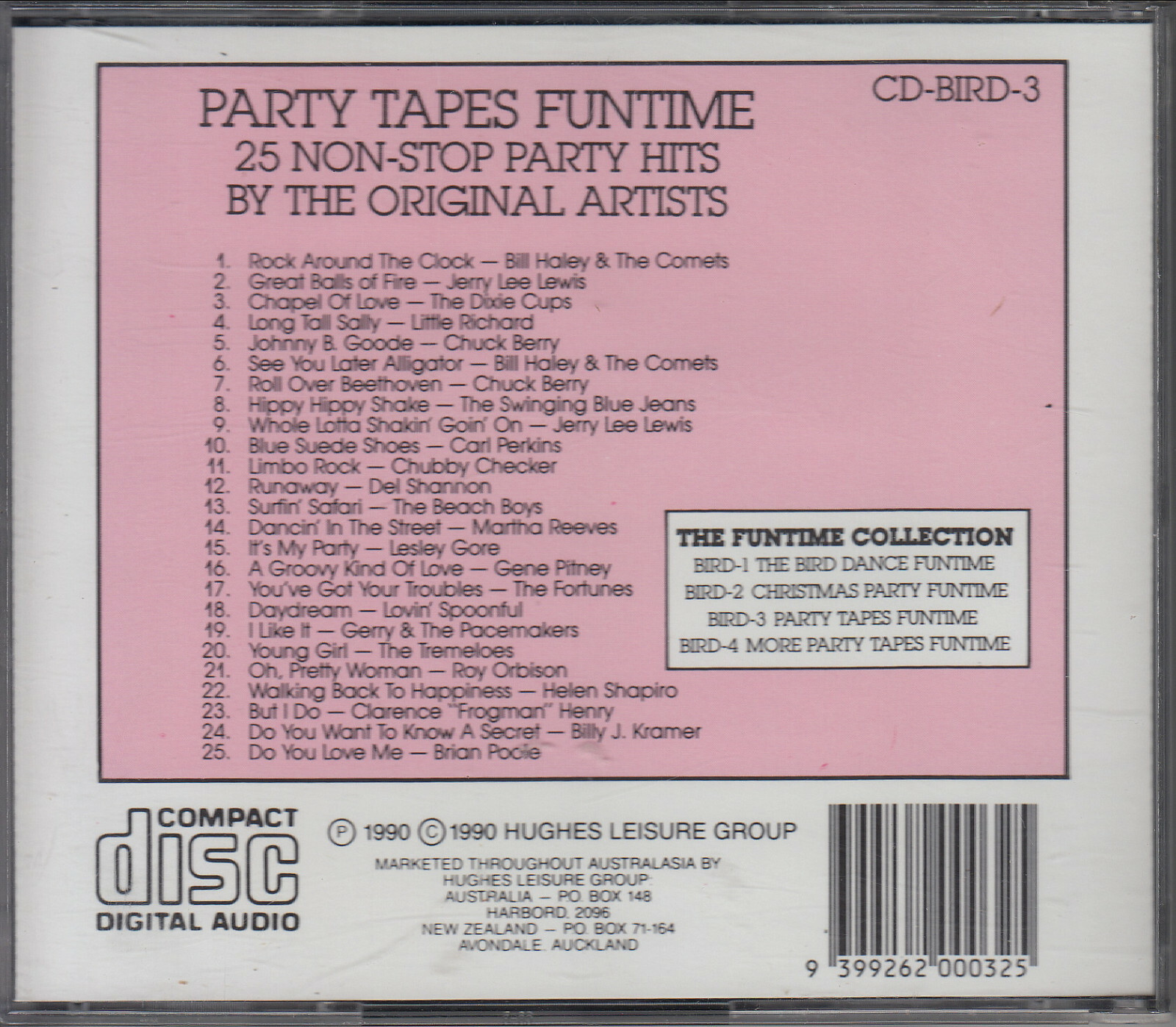 PARTY TAPES - FUNTIME - 25 Non-Stop Party Hits CD: Original Artists ...
