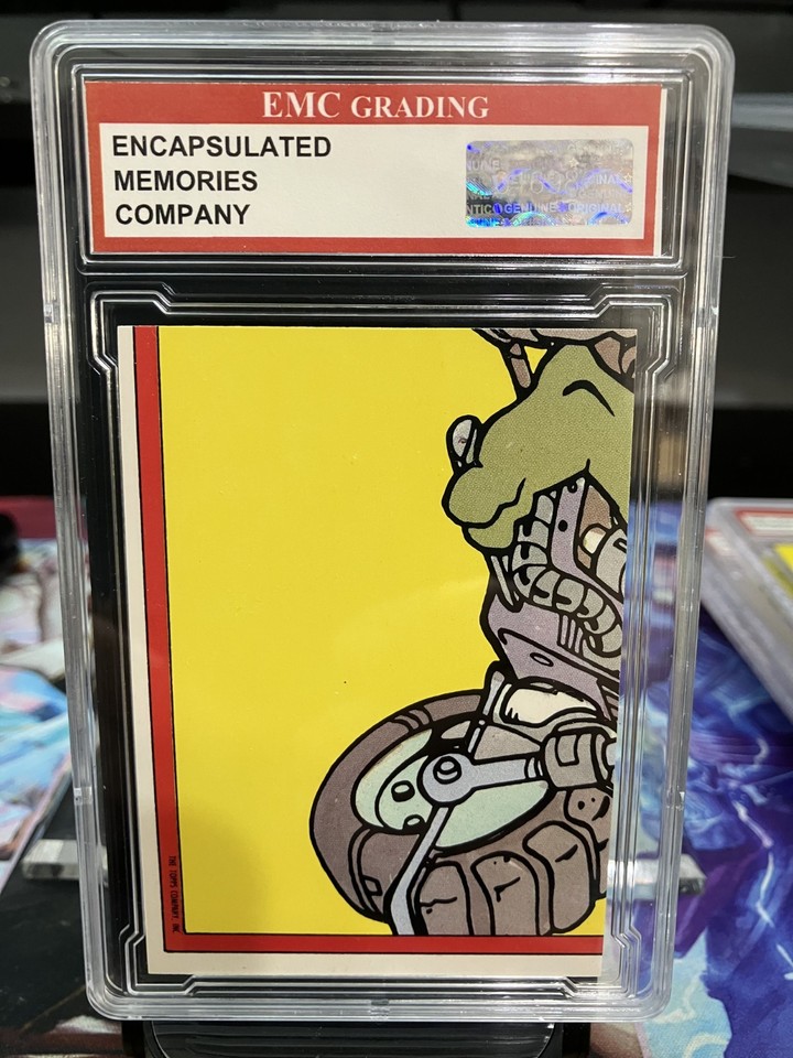 TMNT 1989 Topps Teenage Mutant Ninja TURTLES STICKER #11 EMC GRADED 10 ...