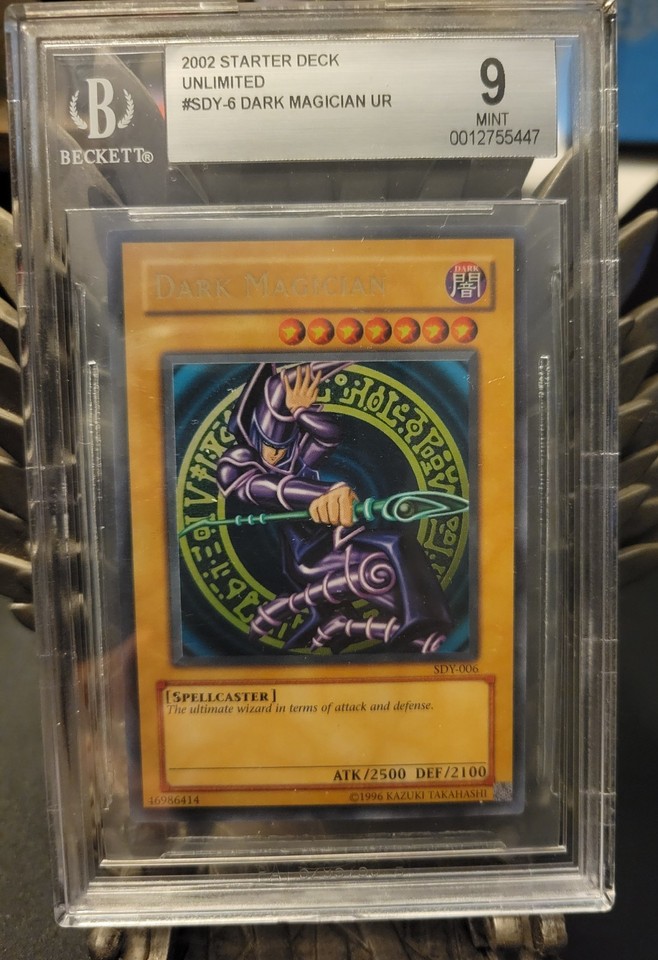 Yu-Gi-Oh! 2002 Dark Magician BGS 9 Starter Deck Unlimited SDY-006 -MINT ...