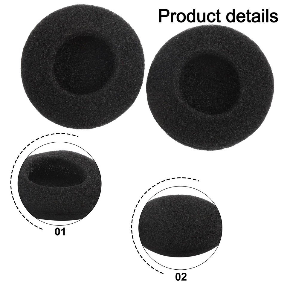 Practical Headphone Sponge Cover Cushions Foam For Headsets | eBay ...