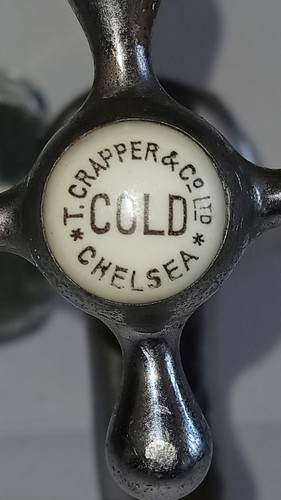 GENUINE ANTIQUE THOMAS CRAPPER OF CHELSEA COLD TAP | eBay
