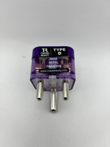 Travel Adapter Power Plug for US to India, Nepal And Pakistan Type D | eBay