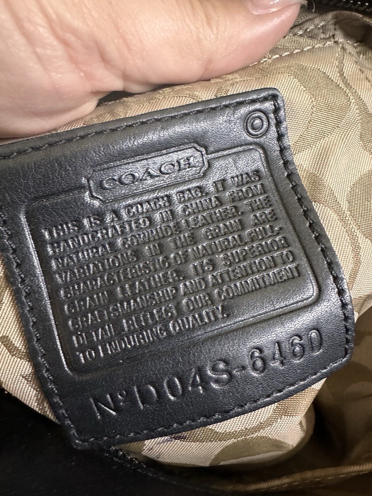 Coach 6460 Vintage Hampton Carryall Tote Shoulder Han… - Gem