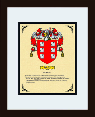 HERALDRY COAT OF ARMS ~ MACIAS FAMILY CREST ~ FRAMED | eBay