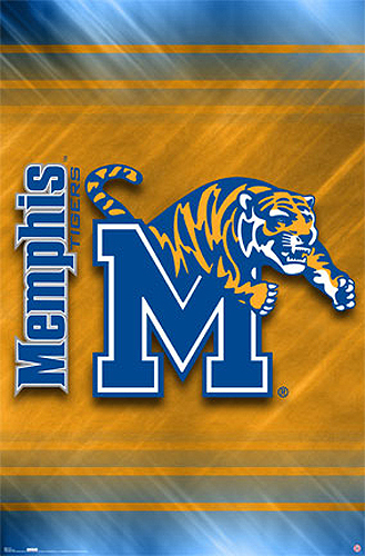 University Of Memphis Tiger Logo Memphis Tigers 10 Pack Sticker