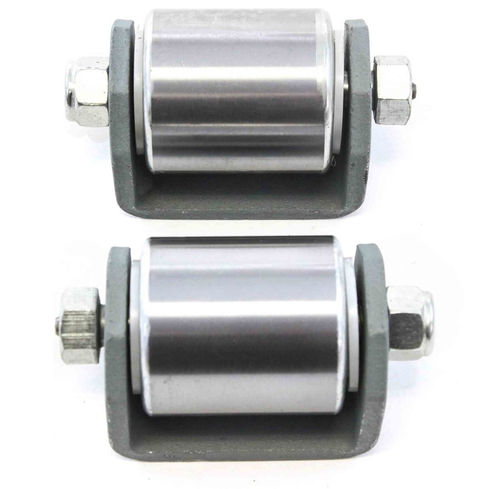 4 Pack Heavy-Duty Trailer Skid Wheels 2” Weld-On Rollers Steel for RV ...