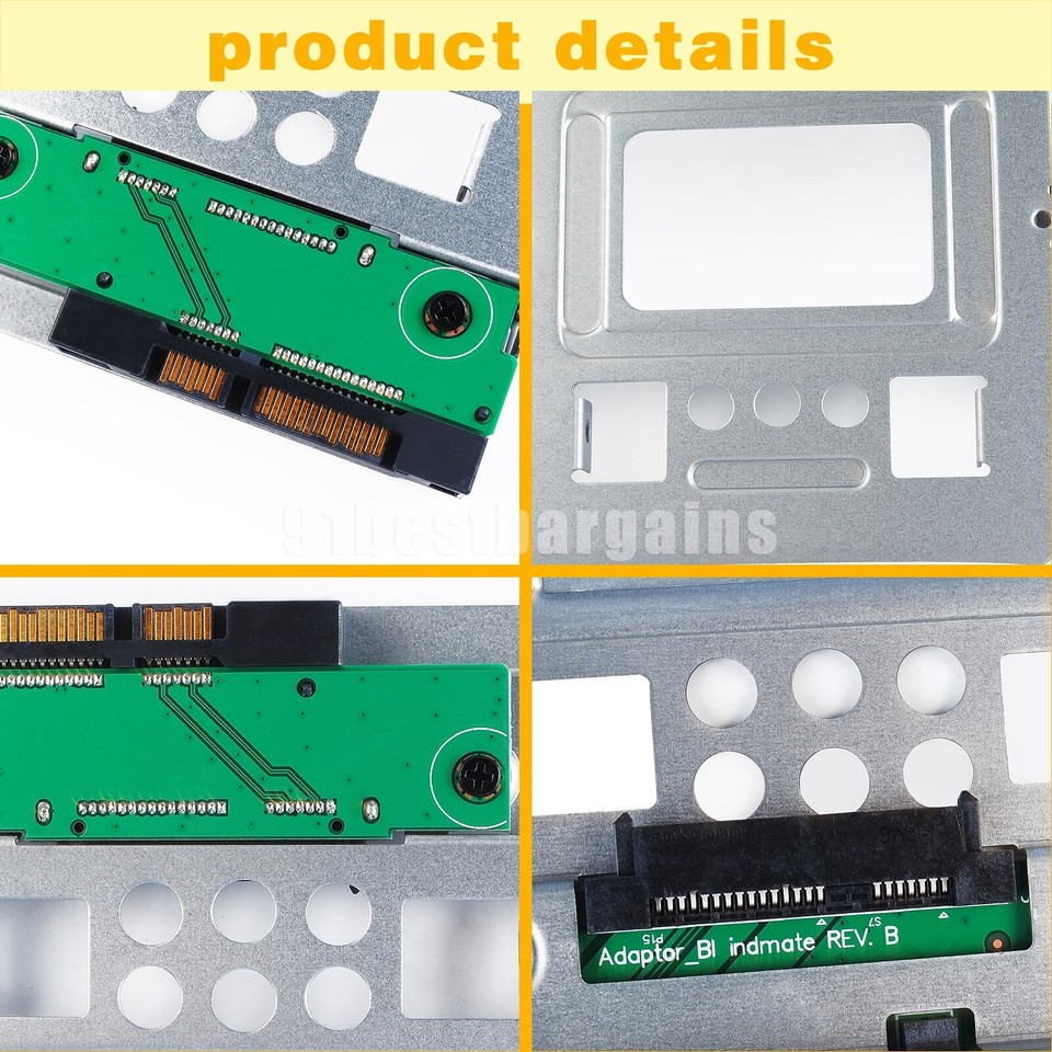 2.5" to 3.5" Adapter SAS SATA SSD HDD 654540-001 Tray Caddy N54L N40L ...