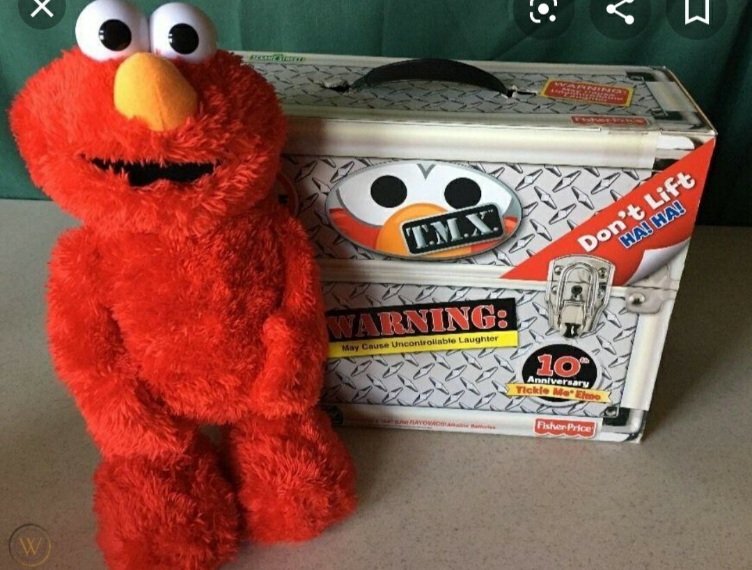 Fisher Price Tickle Me Elmo TMX 10th Anniversary Edition Brand New 2006 ...