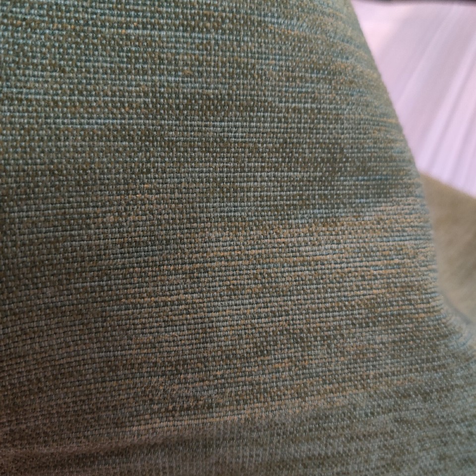 Lot of 2 GREEFF Green Sample Fabric/Remnant Chenille and Boucle ...