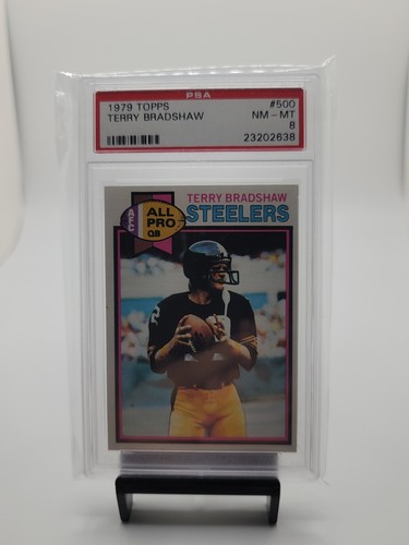 1979 topps football Terry Bradshaw #500 PSA 8 | eBay