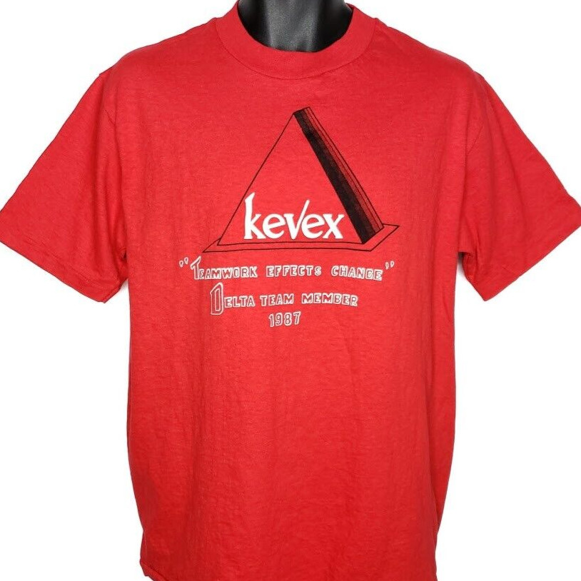 Kevex X Ray T Shirt Vintage 80s 1987 Delta Team Build… - Gem