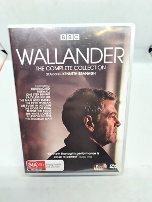Wallander Complete Collection DVD Region 2+4 Kenneth Branagh 8 Disc Set ...