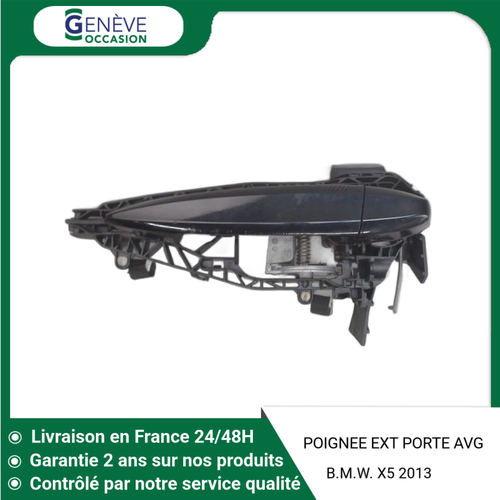 🇫🇷 POIGNEE EXTERIEURE PORTE AVANT GAUCHE BMW X5 ♻️ 51217433843 ...