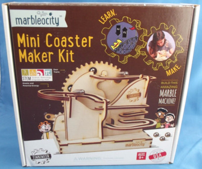 MINI COASTER MAKER KIT Tinkineer MARBLEOCITY Marble Run Machine | eBay