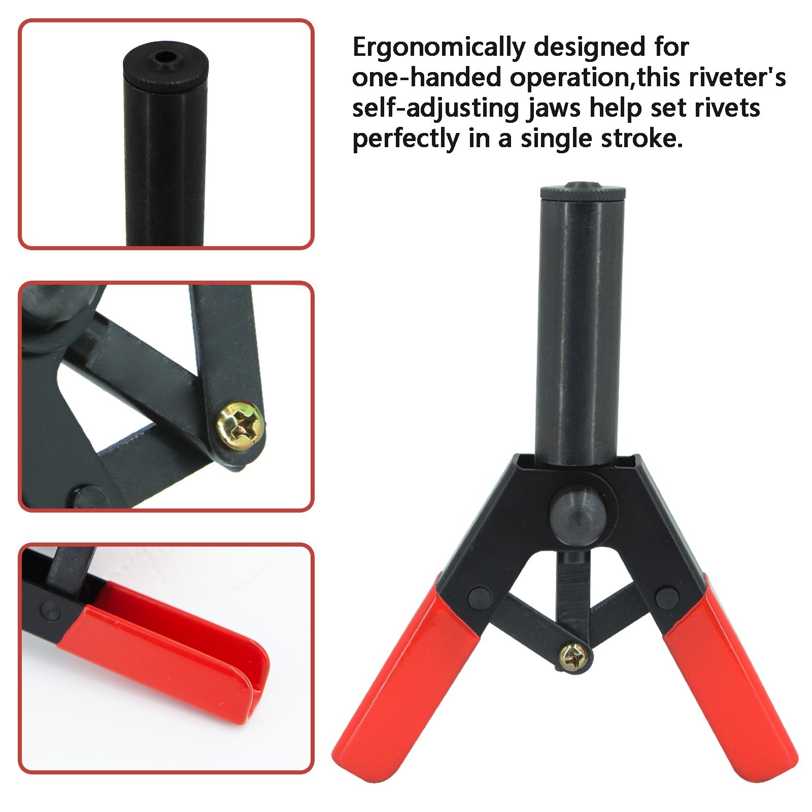 Plastic Rivet Gun Fastener Removal Hand Tool 40 Nylon Blind Clips W ...