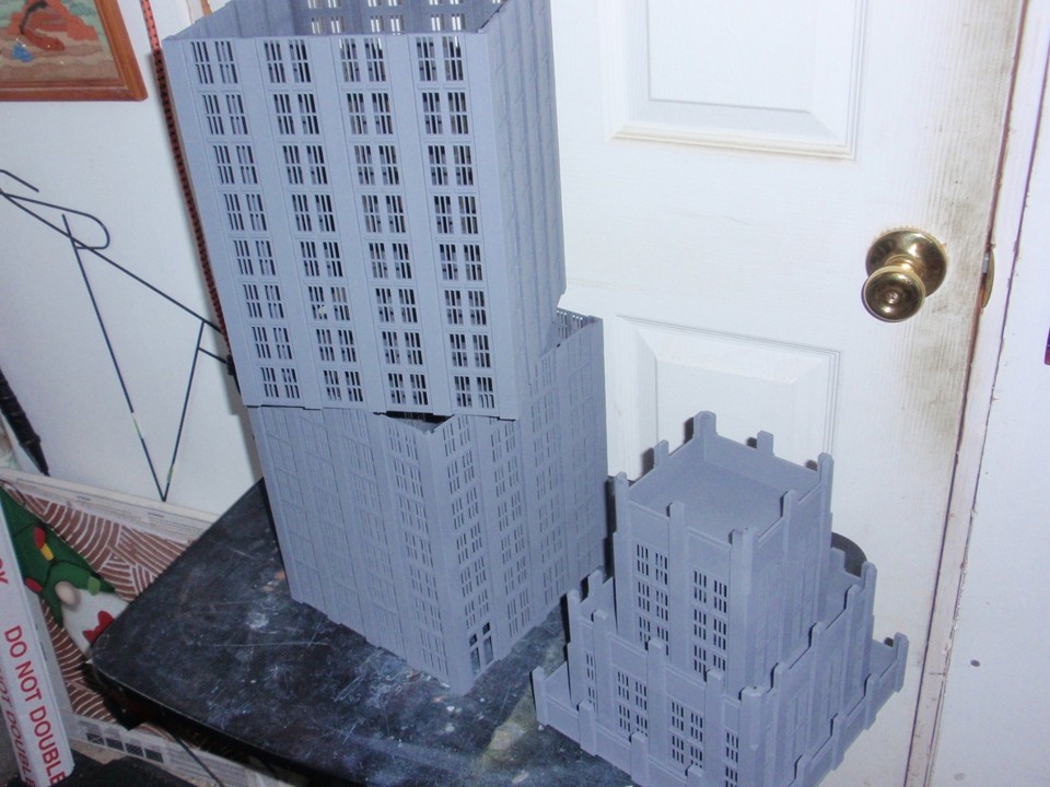 HO Scale United Office Building/High Rise/Skyscraper - Open Windows ...