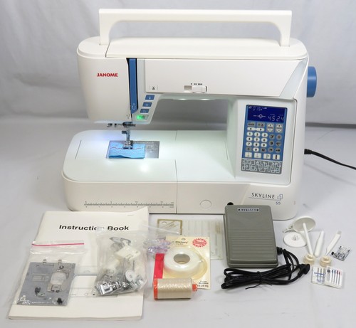 Janome Skyline S5 Sewing Machine 863A Computerized w/Pedal ...