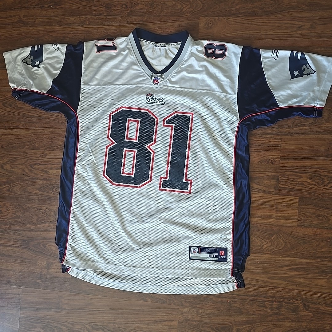 Vtg Reebok New England Patriots Randy Moss #81 NFL Football Jersey ...