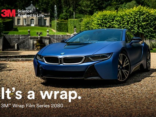 3M Car Film Vinyl 2080 Automotive Adhesive Wrap Sheet Roll Satin Dark ...