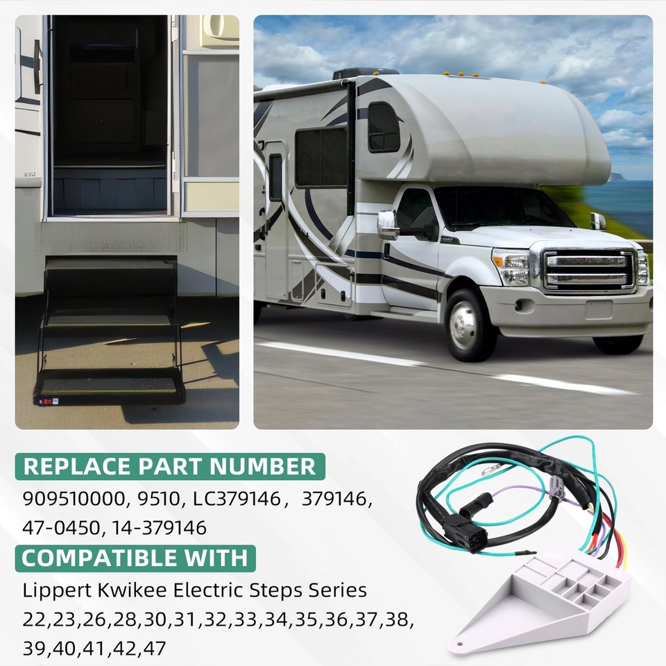 Electric RV Step Control Unit 909510000 Compatible Lippert Kwikee IMGL ...