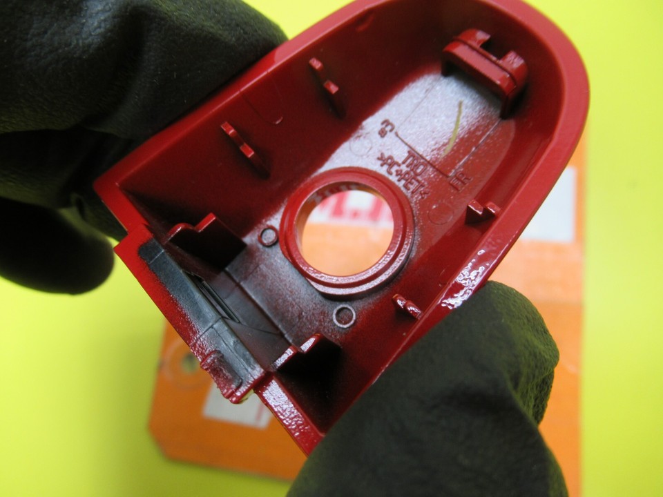 DOOR HANDLE KEY LOCK COVER CAP CAR Driver Side RALLYE RED R513 HONDA ...