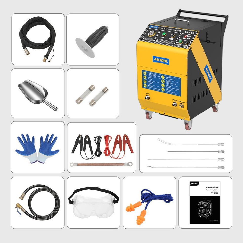 Dry Ice Blasting Machine Dry Ice Blaster Cleaner Car Chassis Engine ...