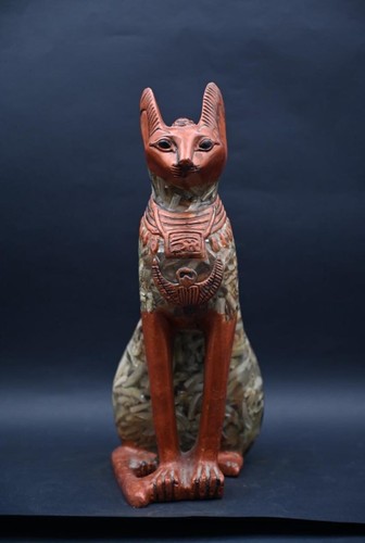 Ancient Egyptian Cat Goddess Bastet statue, Rare Bastet statue made of ...
