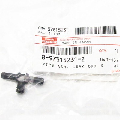 1PC excavator 4JJ1 Injector return pipe tee joint 8973152312 8-97315231 ...