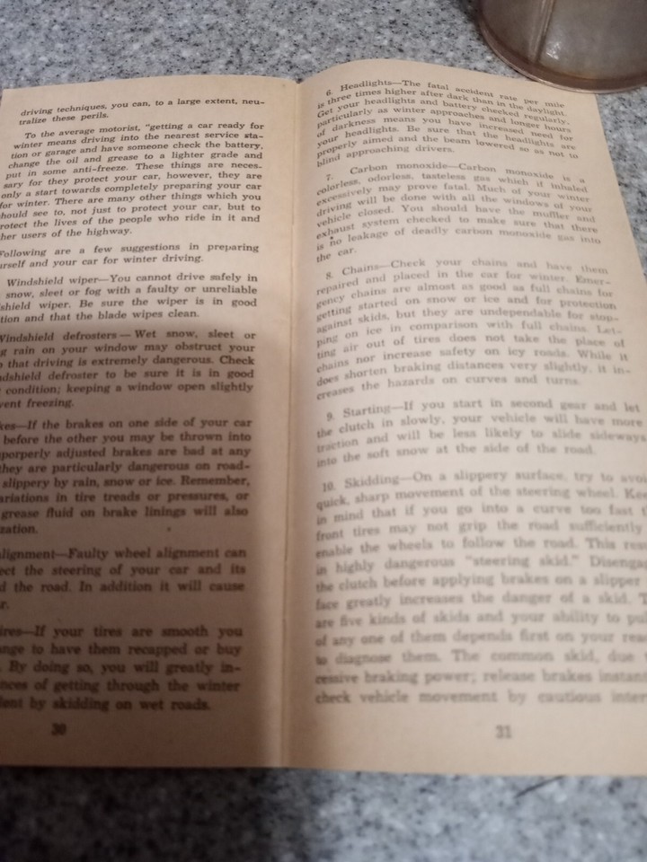 JULY 1,1951 WEST VIRGINIA DRIVER'S MANUAL AND HANDBOOK FOR OPERATOR'S ...