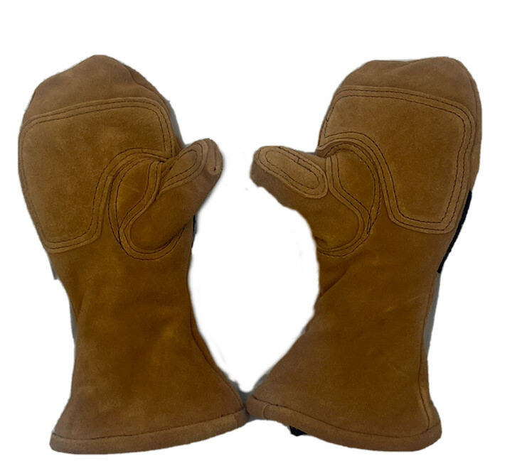 Filson x Astis Bearpaw Mittens 20133780 MADE IN USA Cow Hide Tan Khaki ...