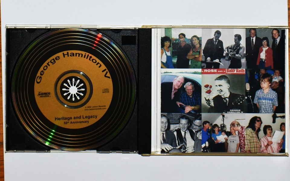 George Hamilton IV Autographed Heritage Legacy CD & Artist Shoemaker ...