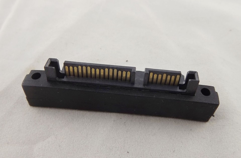 10pcs SATA 7+15 Pin 22 Pin Male to 22 Pin Female Right Angle Convertor ...