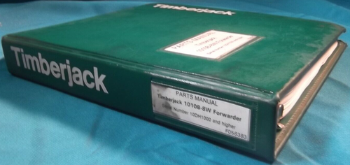 TIMBERJACK 1010B-8W FORWARDER PARTS MANUAL BOOK CATALOG S/N 10DH1000-UP ...