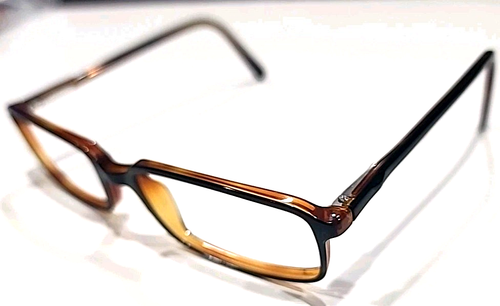 Emporio Armani 647 399 Black Brown Rectangle Eyeglasses 50-17 135 Italy ...